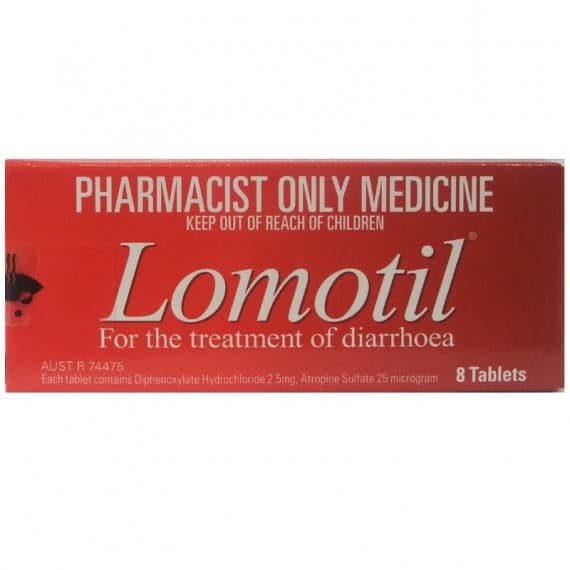 Buy Lomotil 8 Tablets 2.5mg S3 Online
