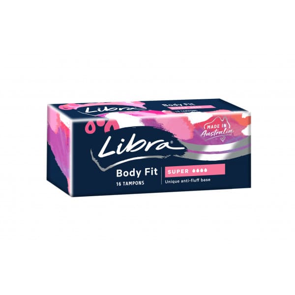 Buy Libra Body Fit Super Tampons 16 Pack Online