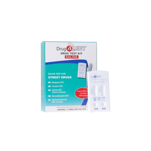 Buy Drug Alert Street Drugs Saliva Test Kit Single Pack Online ...