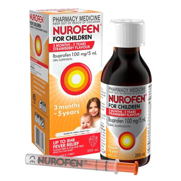 Buy Nurofen For Children 3 Months To 5 Years Pain and Fever Relief ...