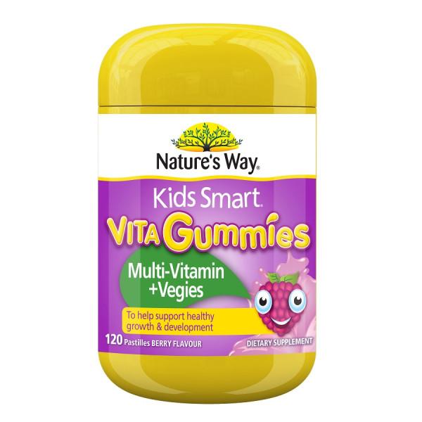 Buy Natures Way Kids Smart Vita Gummies Multivitamin Plus Vegies 120 ...