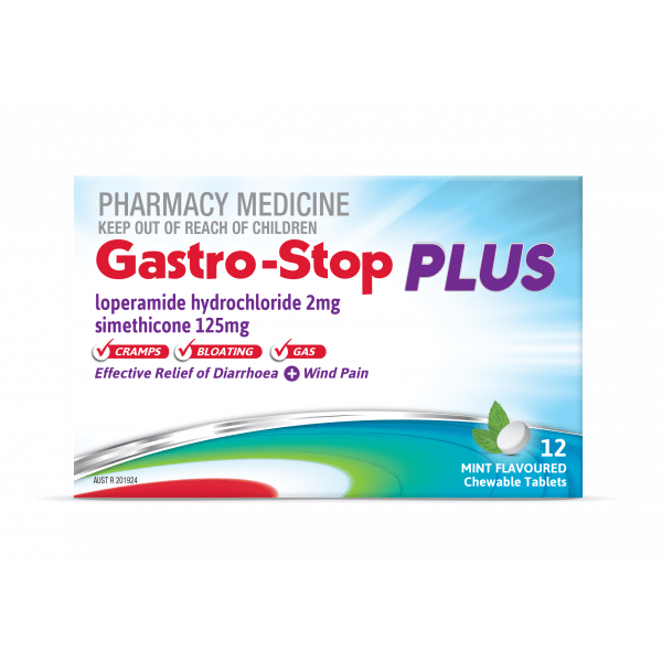 Buy Gastro-Stop Plus Chewable Mint 12 Tablets Online